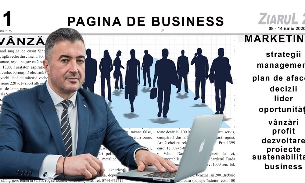 Pagina de business, rubrică realizată de Florin Cuc, CEO Arhivatorul ...