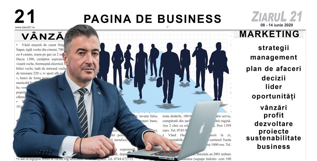 Pagina de business, rubrică realizată de Florin Cuc, CEO Arhivatorul ...